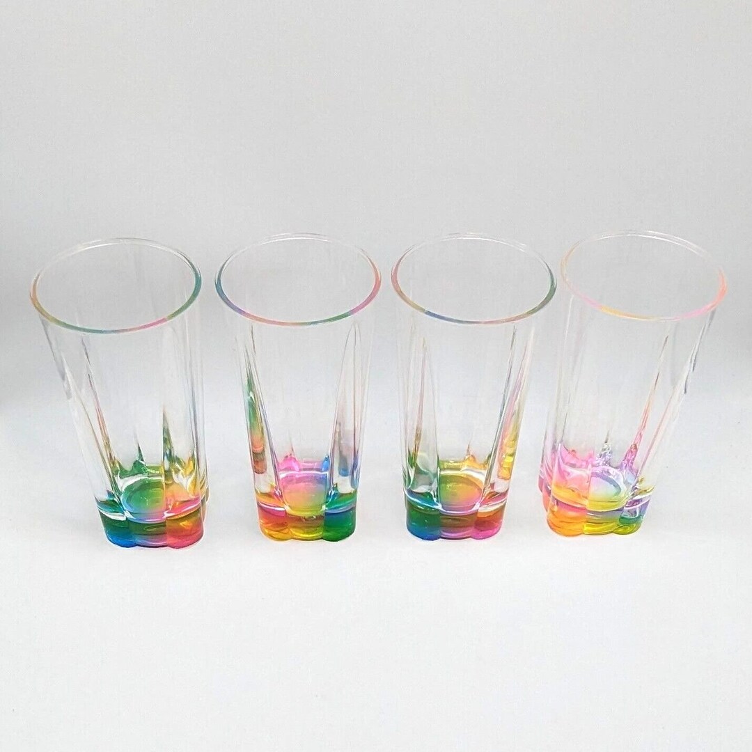 Merritt International Teardrop Acrylic Rainbow Highball Glass PRICE PER ...