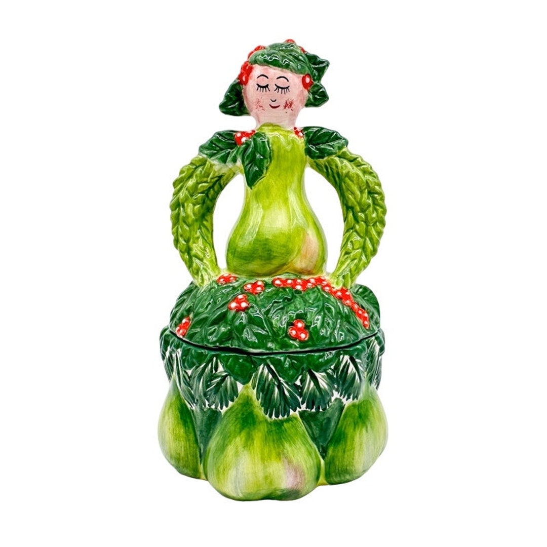 Tabletops Unlimited Fruit Lady Condiment Jelly Jar Anthropomorphic ...