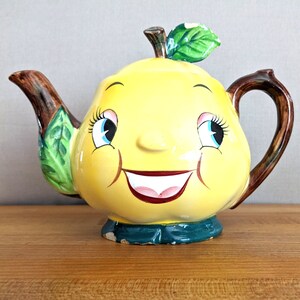 Vintage Anthropomorphic Teapot PY Miyao Pear Face Japan as Is - Etsy