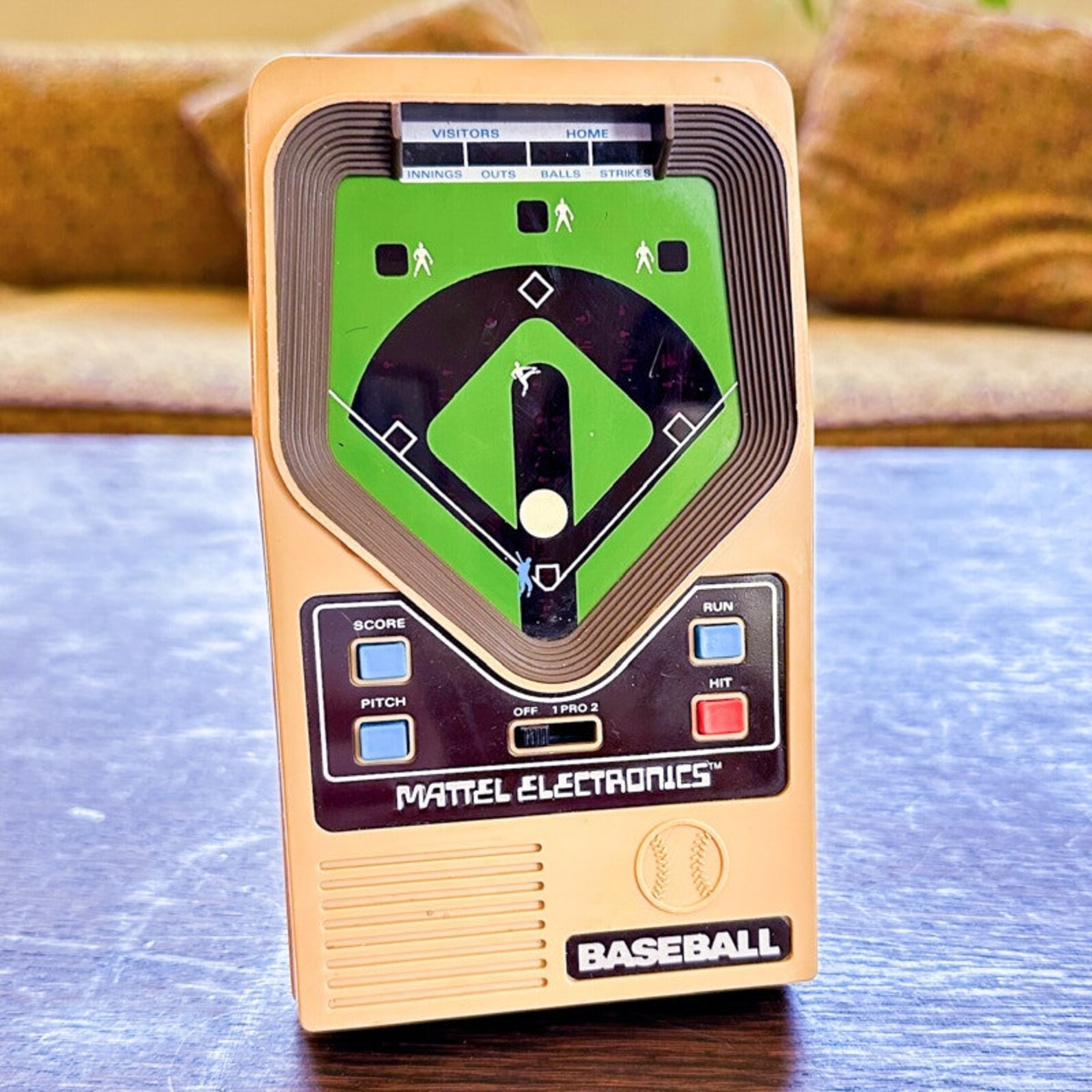 Vintage Original 1978 Mattel Electronics Baseball Handheld Electronics ...