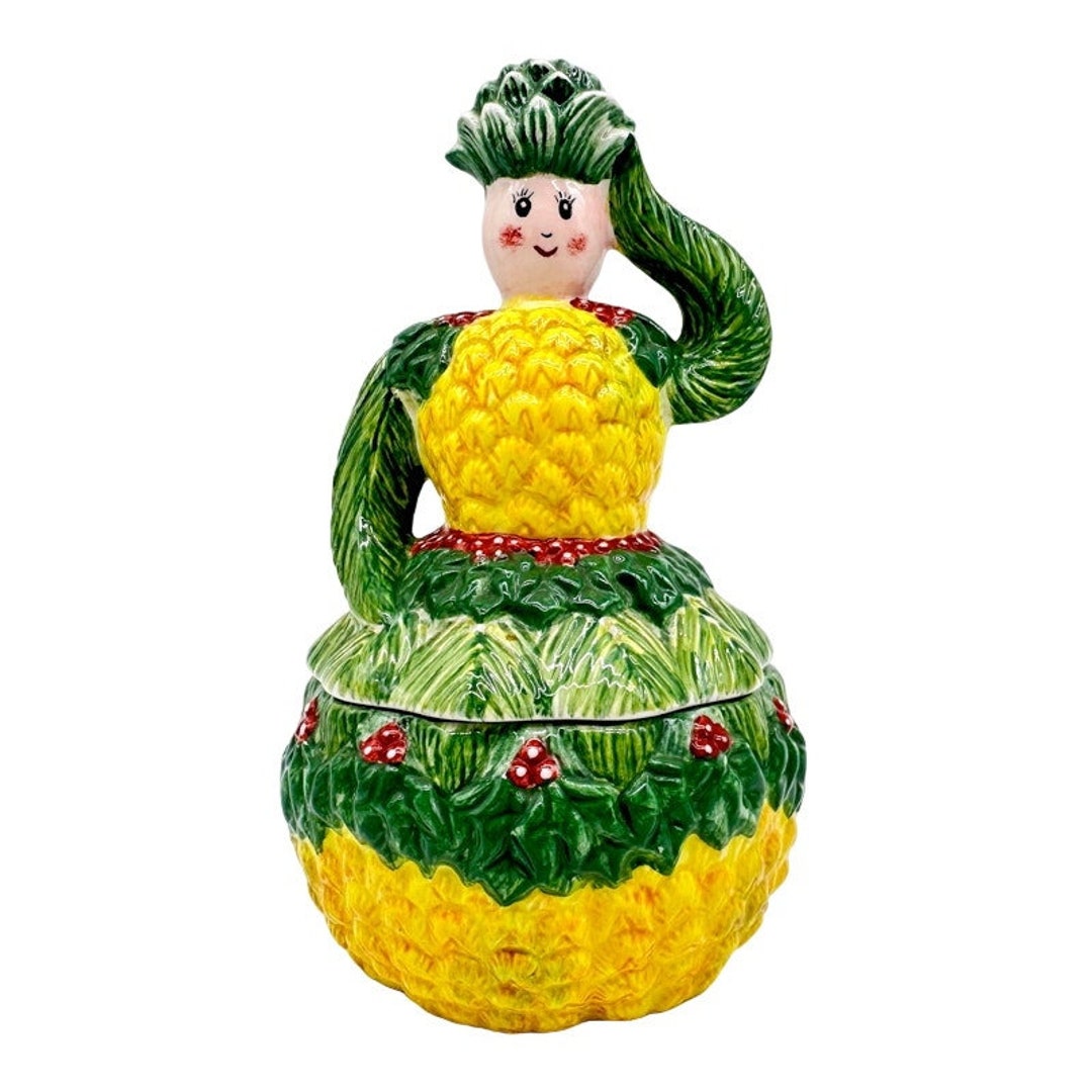 Tabletops Unlimited Fruit Lady Condiment Jelly Jar Anthropomorphic ...