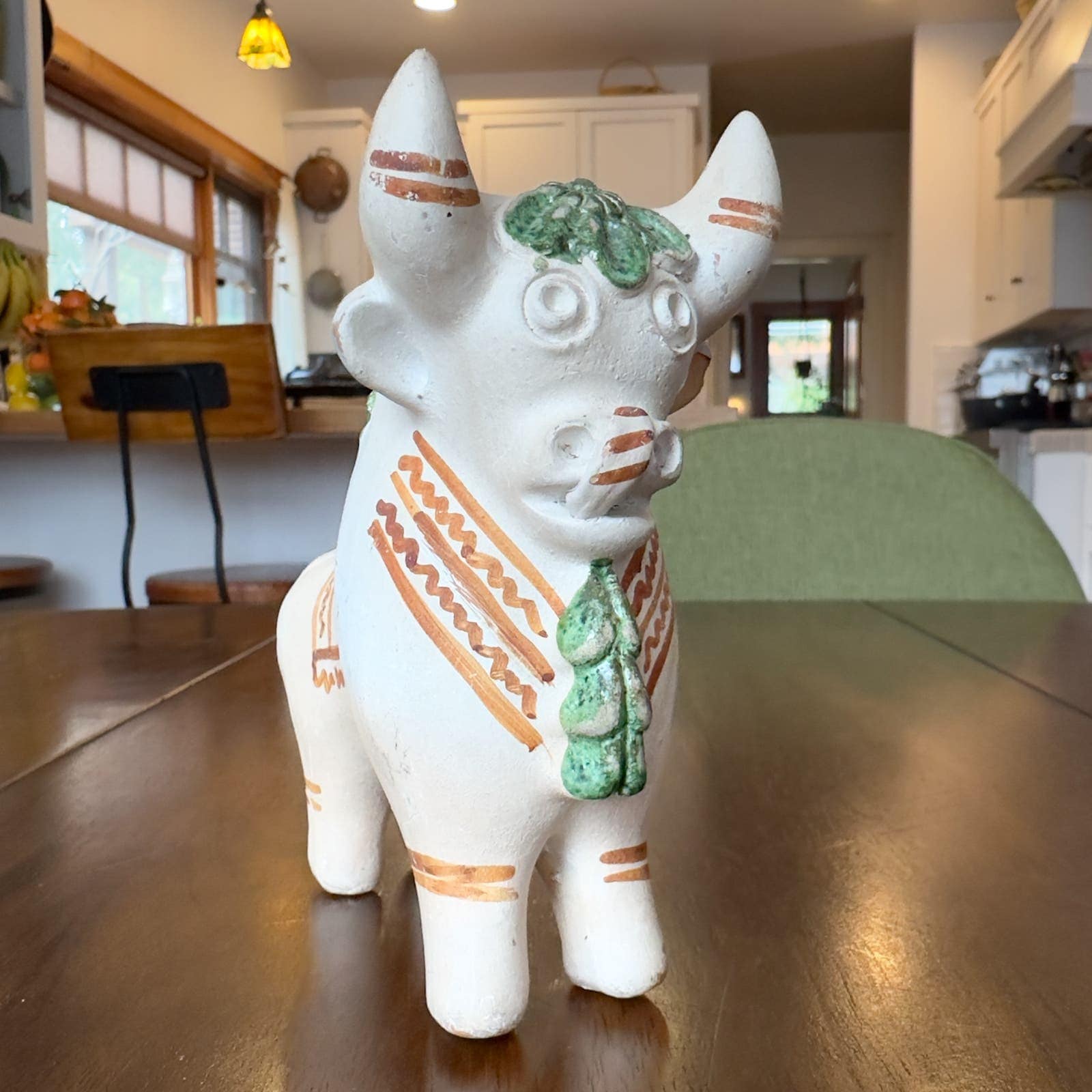 Peruvian Pottery Bull Torito De Pucara Terracotta Sculpture Figurine ...