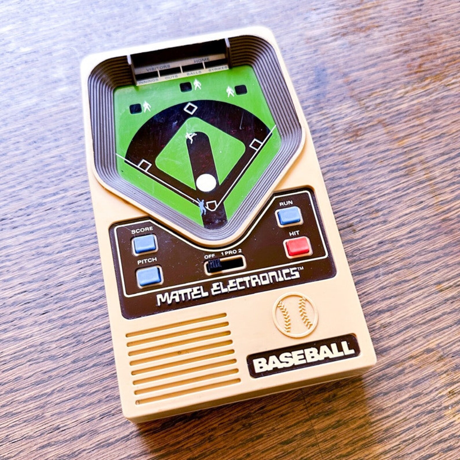 Vintage Original 1978 Mattel Electronics Baseball Handheld Electronics ...