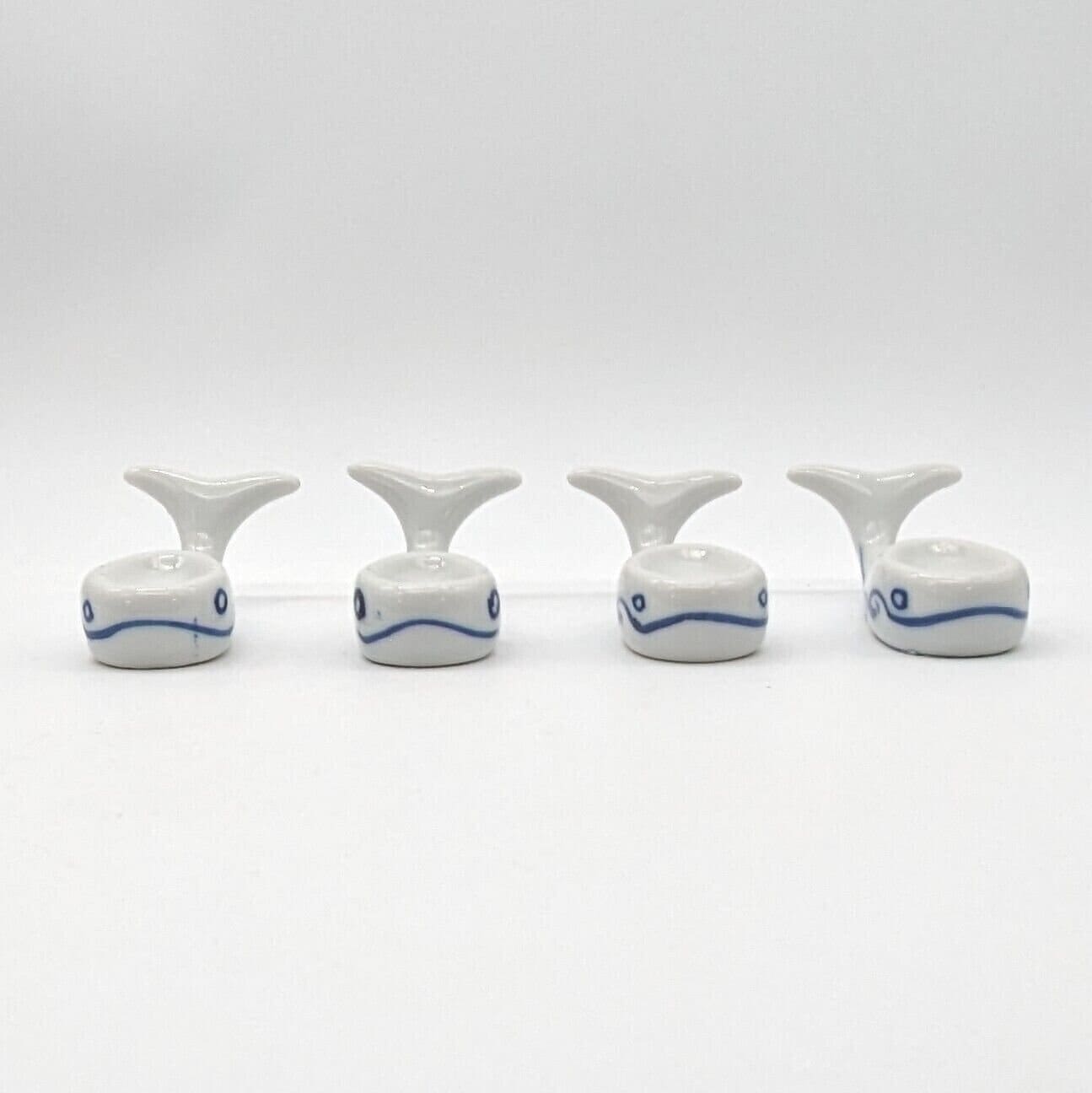 Vintage Porcelain Smiling Whale Salt Cellars Open Salt Pinch - Etsy
