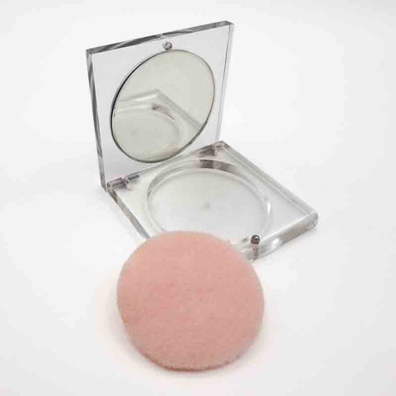 Elgin American Lucite and Sterling Silver Compact wit… - Gem
