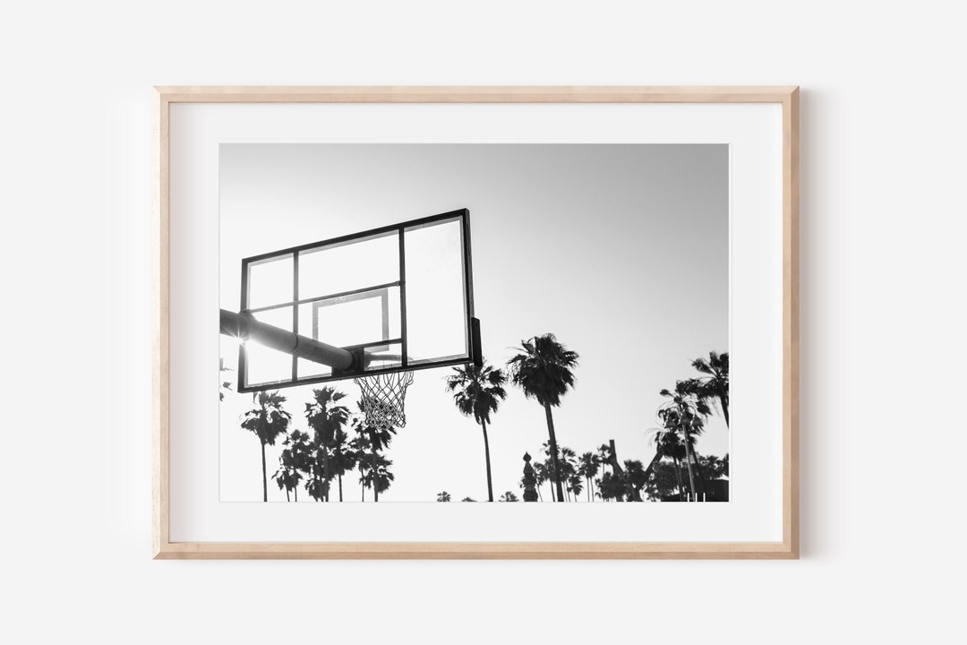 Basketball Hoop Wall Print, Basketball Wall Art Poster, Printable Wall ...
