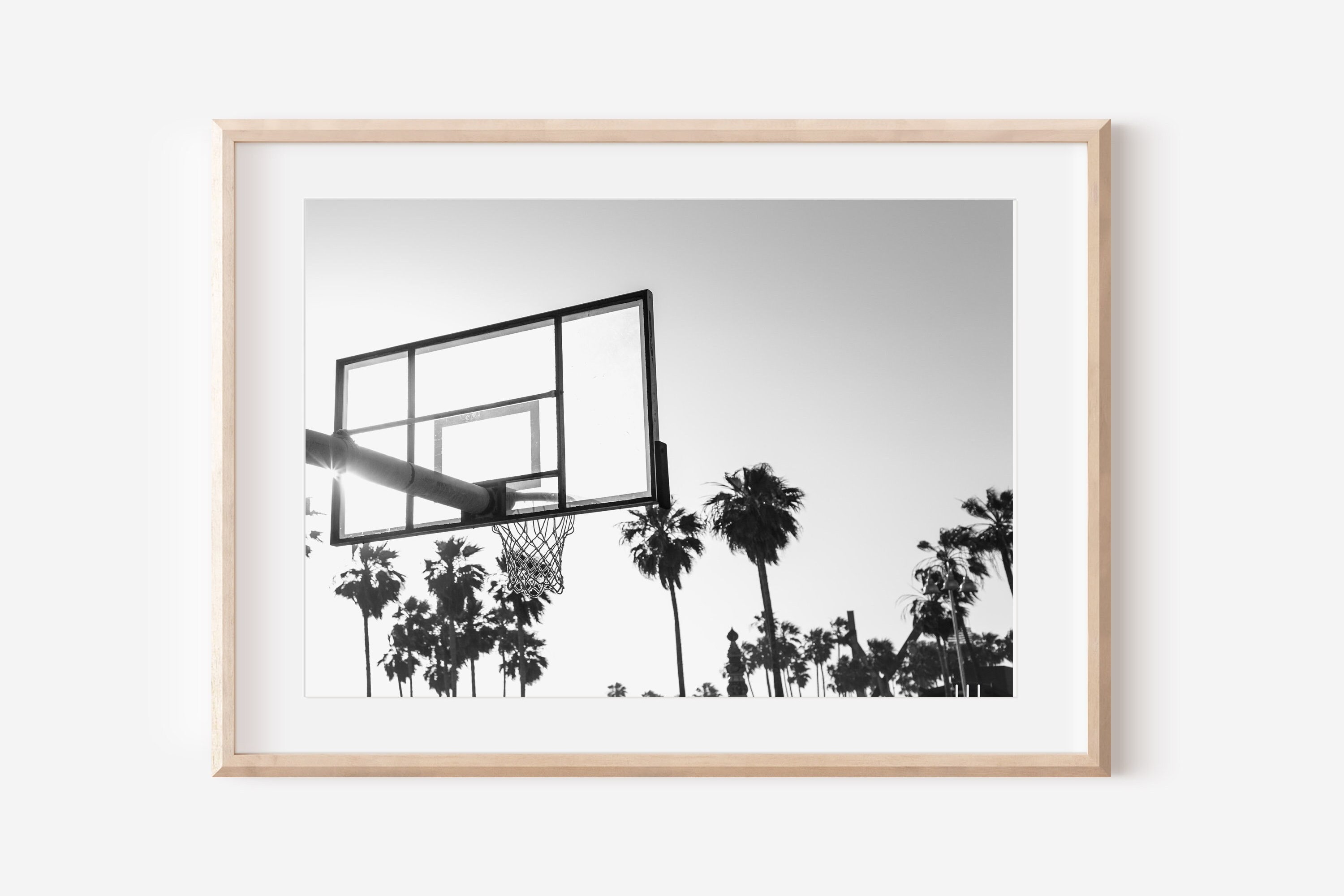 Basketball Hoop Wall Print, Basketball Wall Art Poster, Printable Wall ...