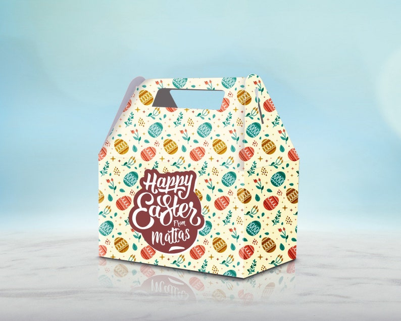 Easter Gable Boxes for Class Gift|| Easter Classroom Ideas|| Party Favor Box Easter ...