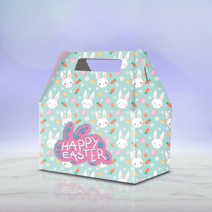 Easter Gable Boxes for Class Gift|| Easter Classroom Ideas|| Party Favor Box Easter ...