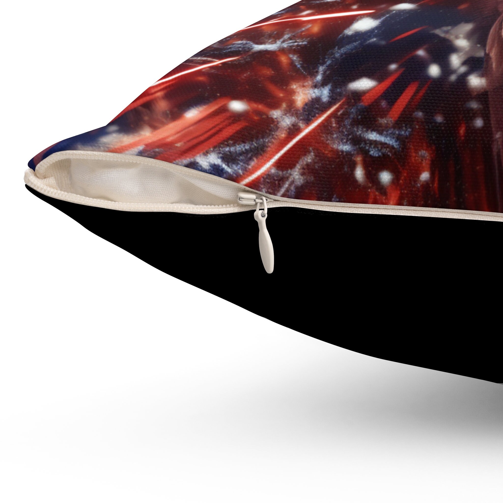 Patriotic American Eage Red White Blue Pillow, Trendy July 4th ...