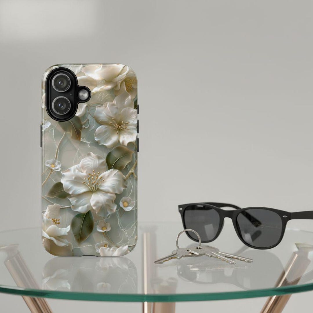 Jasmine Flower Tough Case: Protective Floral Design for Iphone, Samsung ...
