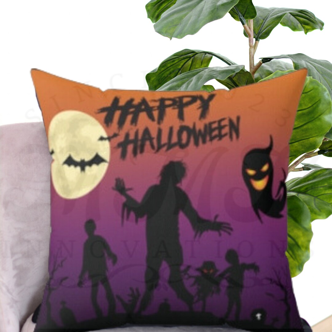 Halloween Spooky and Creepy Zombie Pillow Spook up Your - Etsy