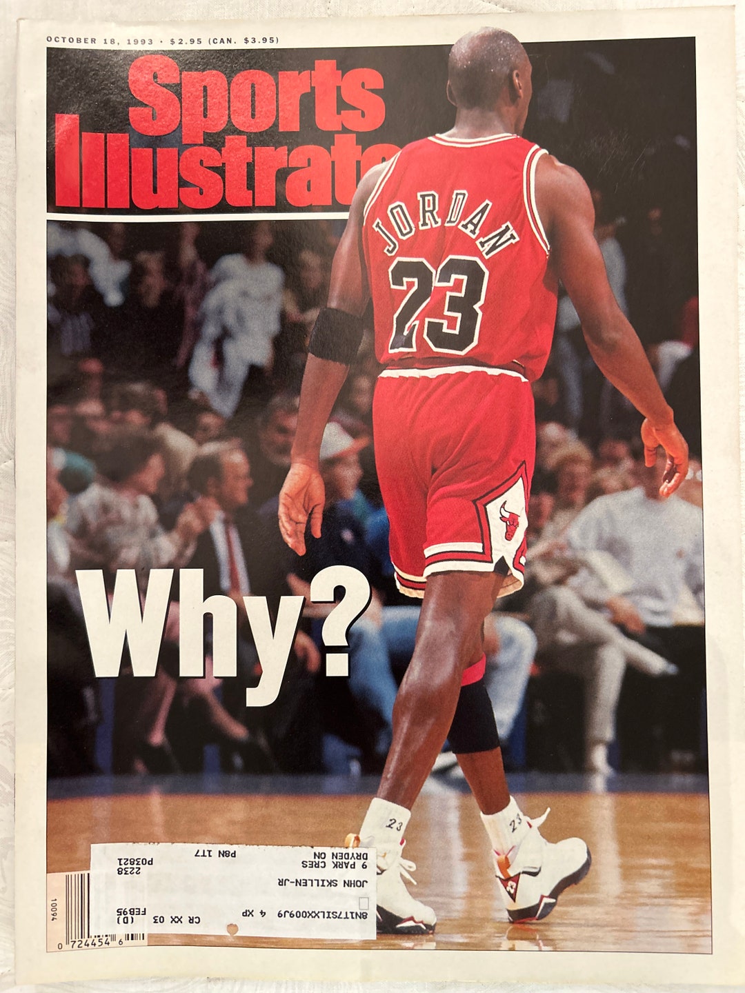 Michael Jordan SI Retirement Issue - Etsy