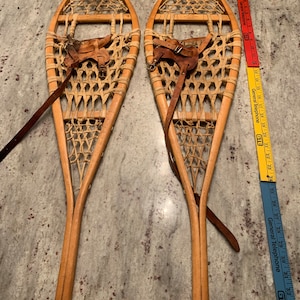 Vintage Faber Kids Snowshoes - Etsy