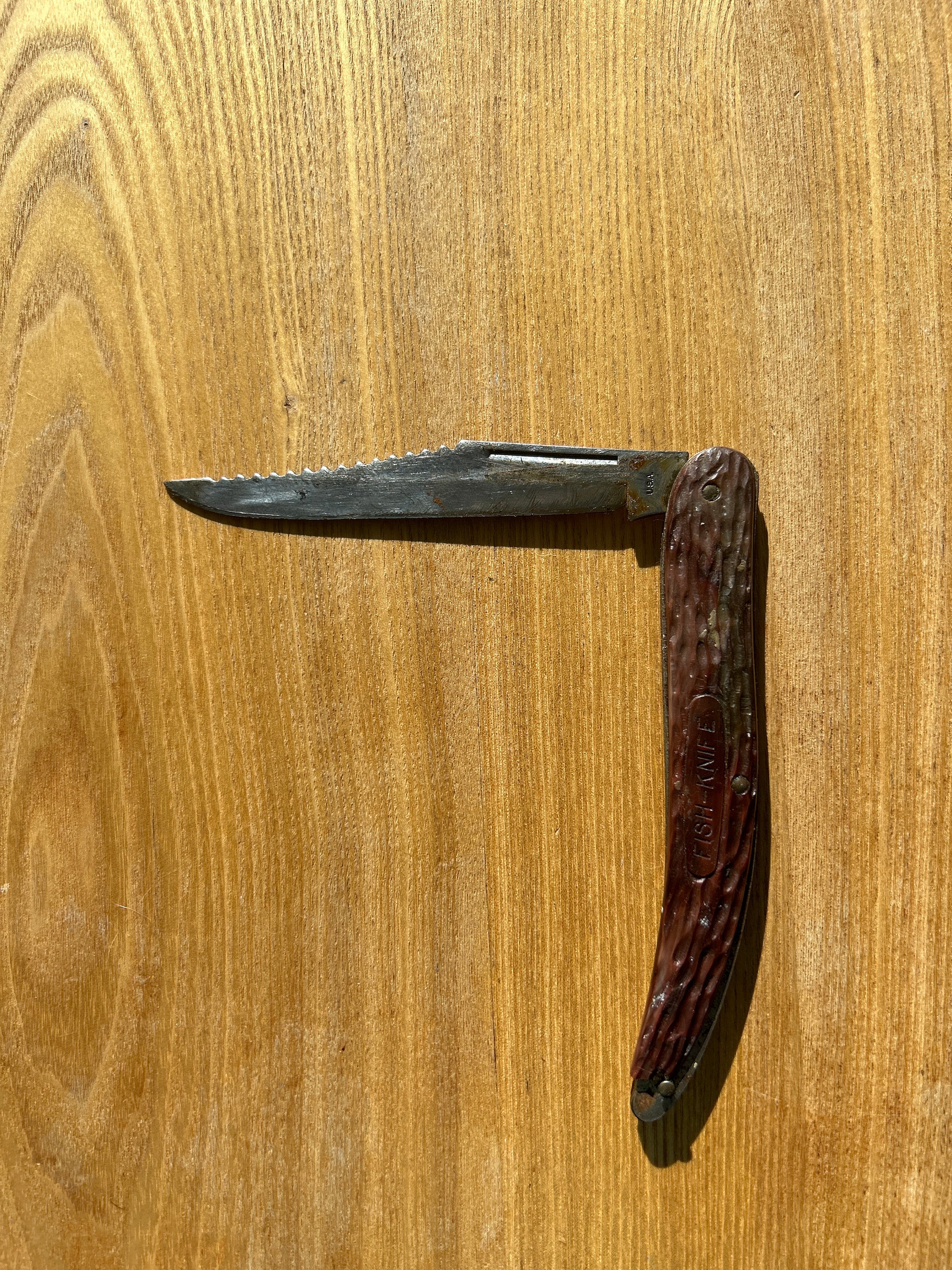 Vintage Folding Fish-knife - Etsy