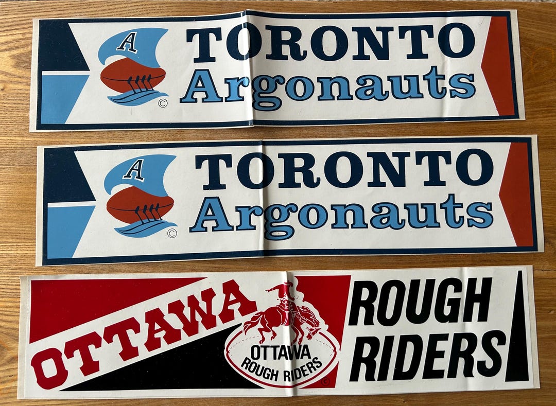 Vintage CFL Bumper Stickers (set of 3) - Etsy Canada