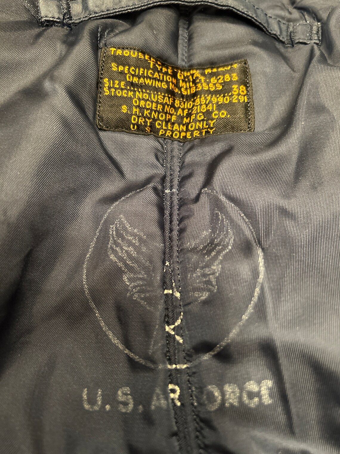 Vintage US Air Force Flight Pants - Etsy