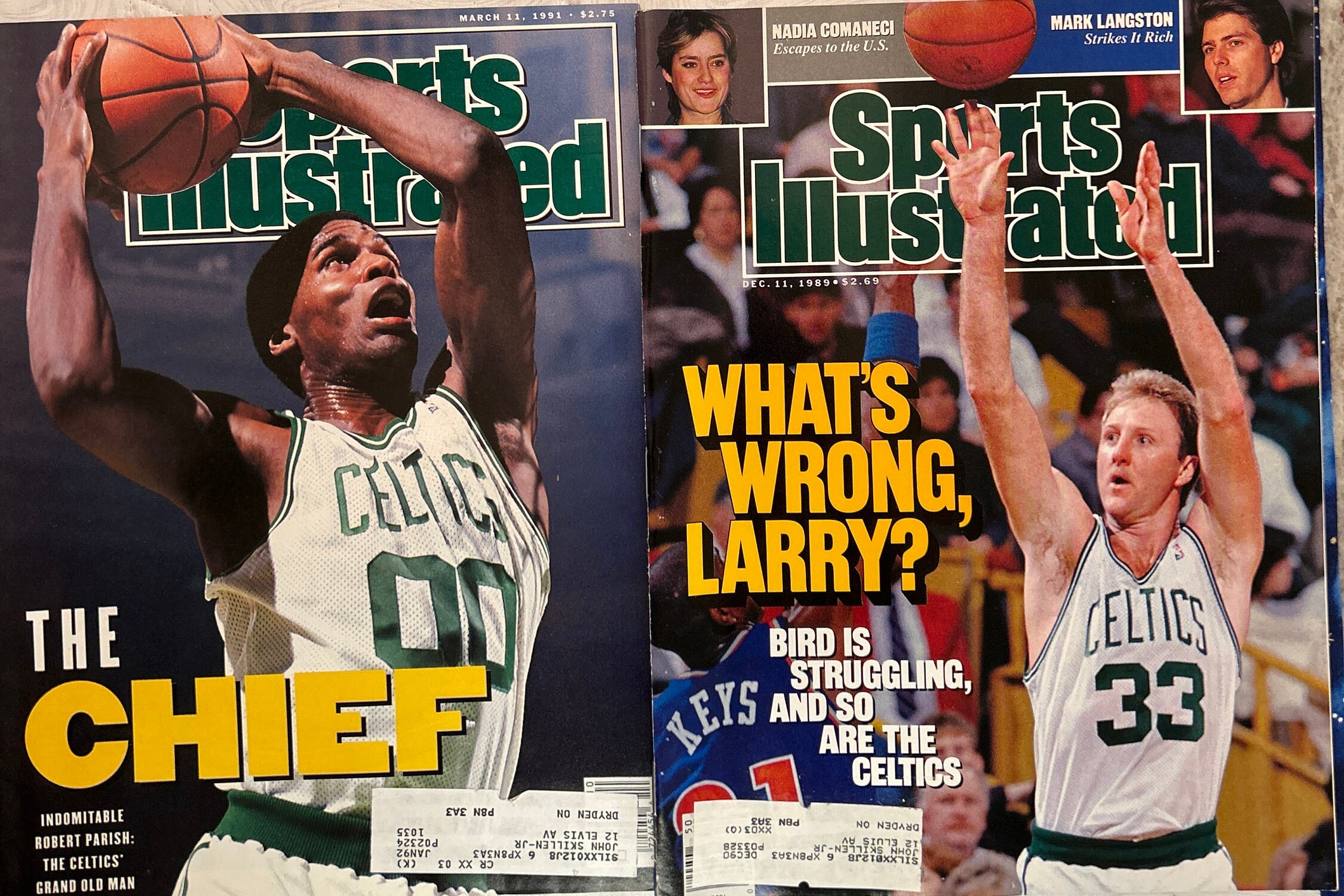 1989 and 1991 Celtics SI Covers - Etsy