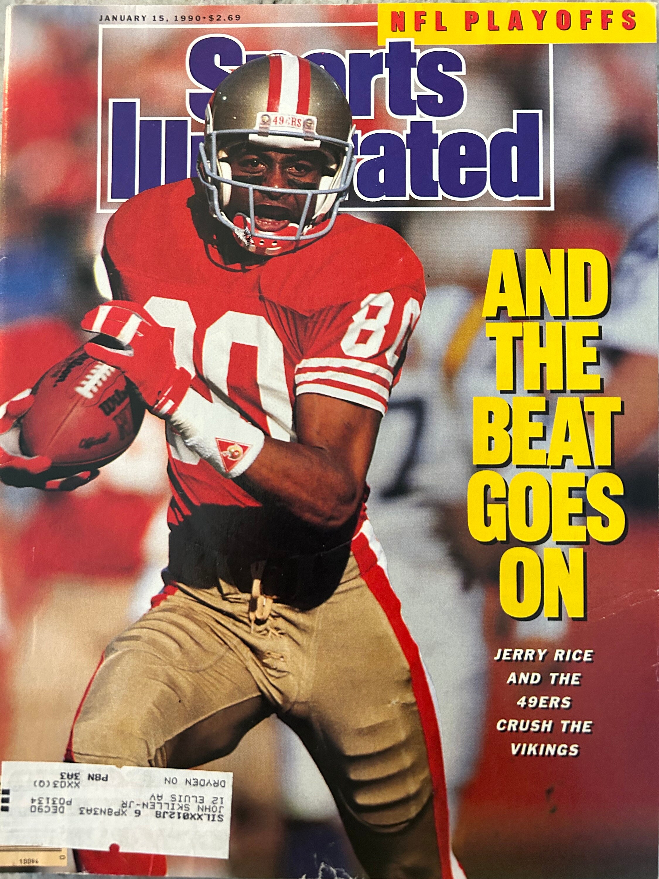 1990 Jerry Rice SI Magazine - Etsy