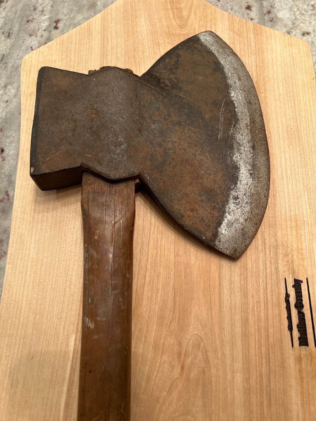 Antique Hewing Axe With Handle - Etsy