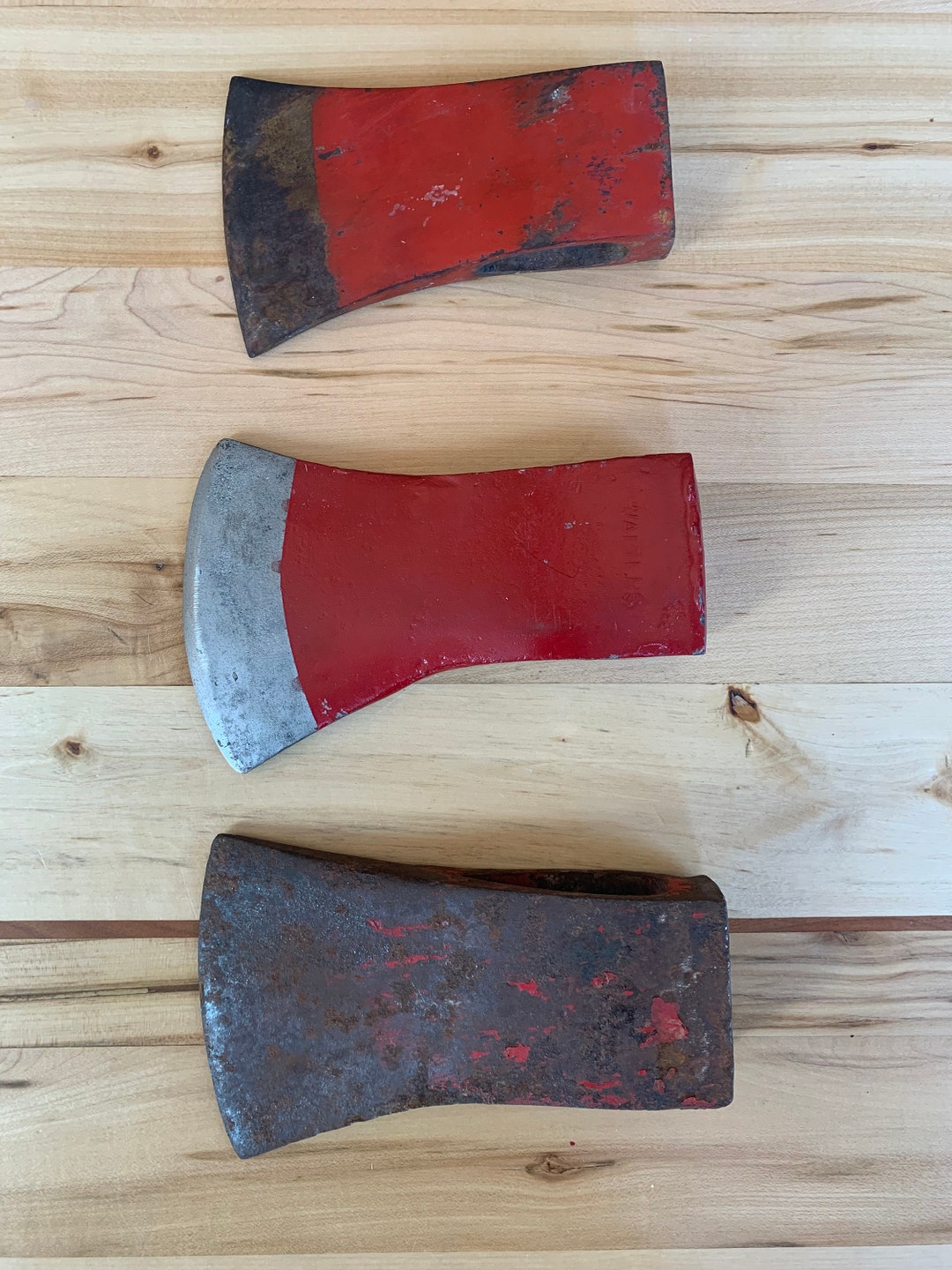 3 Vintage Axe Heads (1 Walters, 2 Without Stamps) - Etsy