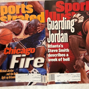 1996 and 1997 SI Michael Jordan Covers - Etsy
