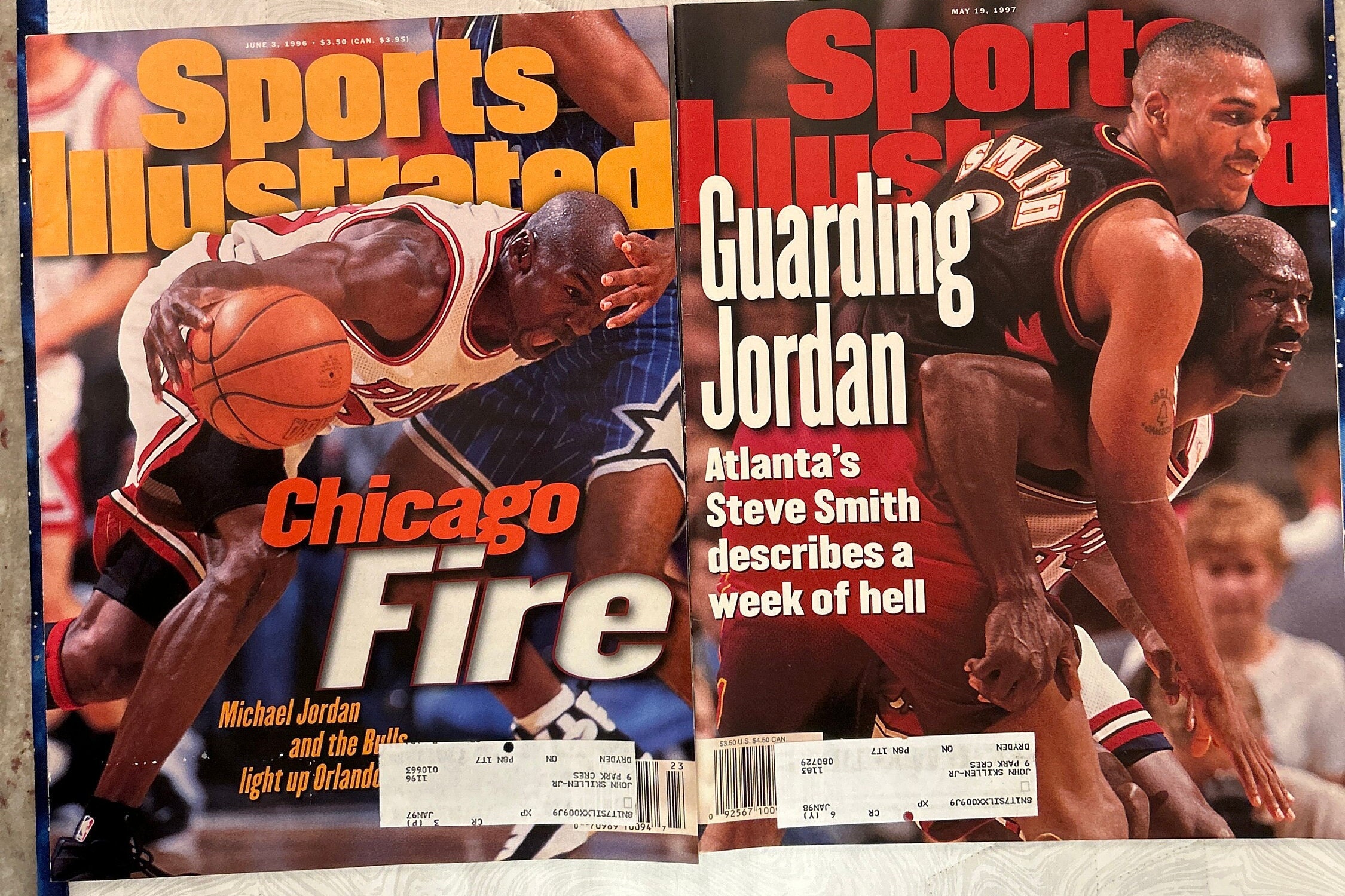 1996 and 1997 SI Michael Jordan Covers - Etsy