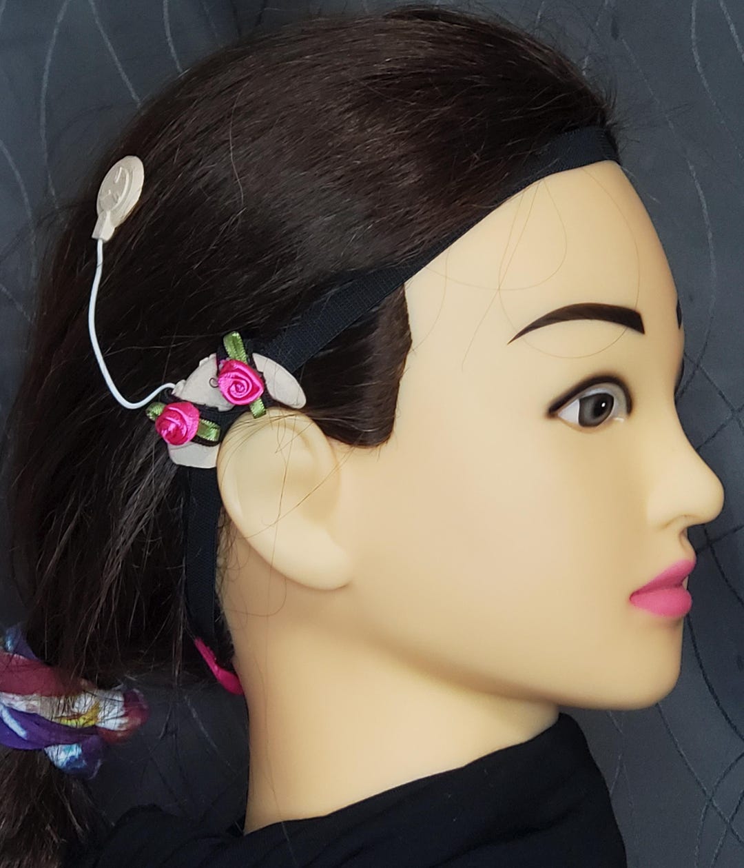 Black or Grey Color Fabric ,unisex , Cochlear Implants With Loop ...