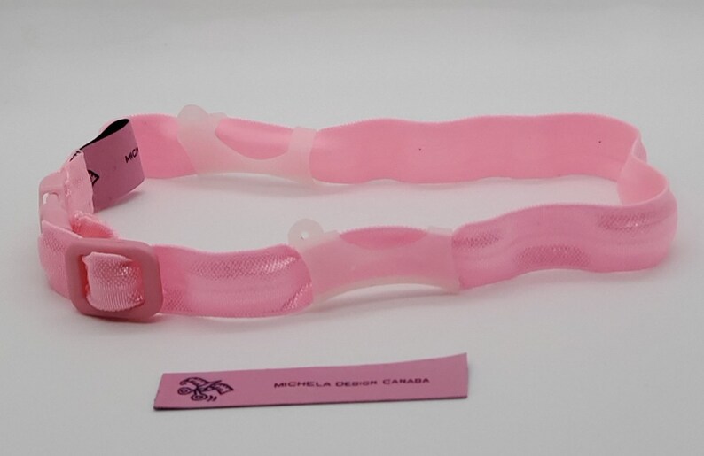 Pink Soft Band, Non-slip Grip, 5/8 Inch Width Hearing Aid Headband or ...