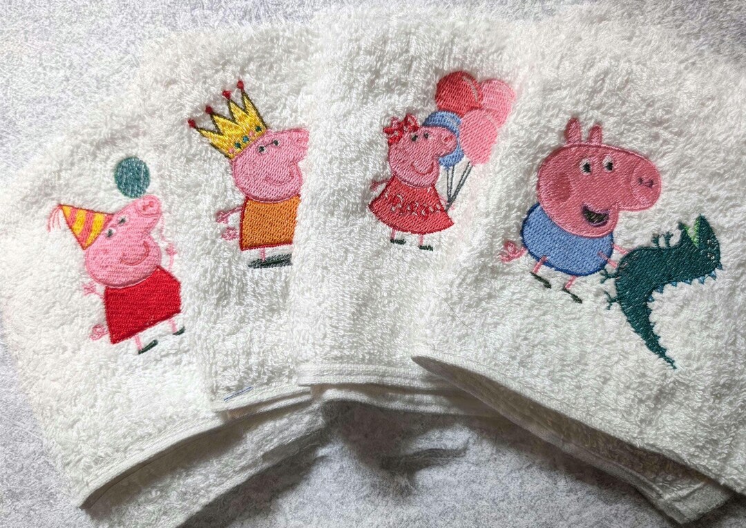 Personalized Embroidered Face Clothes Add a Touch of Personaliality ...
