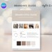 Minimalist Brand Style Guide Template | Mini Branding Kit Template ...