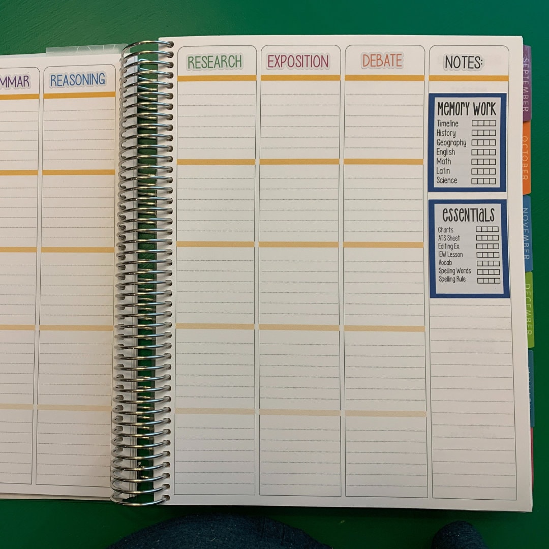 Classical Conversations Essentials Planner Sticker Bundle - Etsy