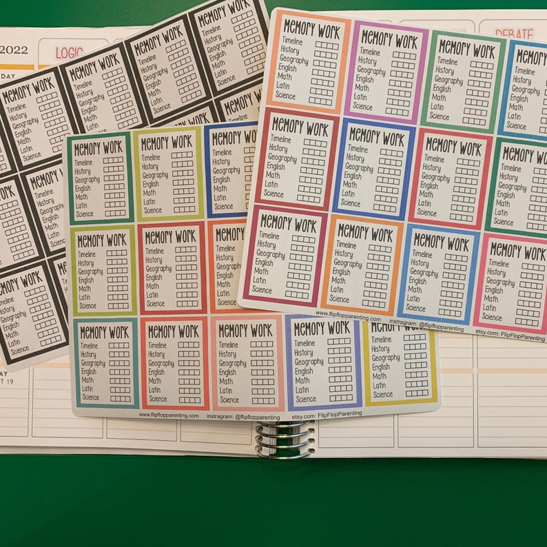 Classical Conversations Foundations Planner Sticker Bundle - Etsy