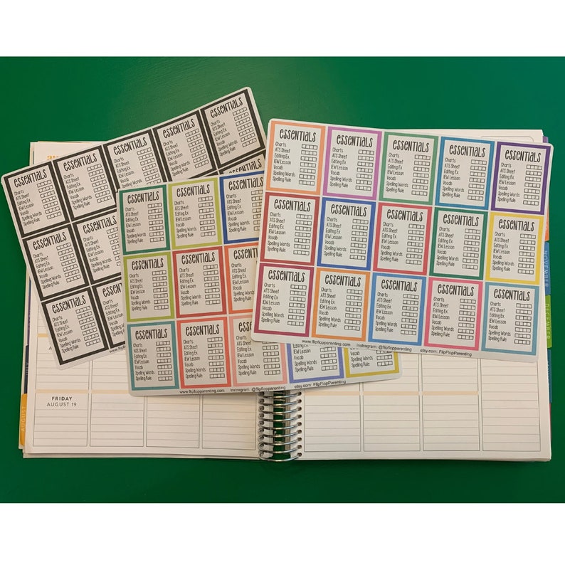 Classical Conversations Essentials Planner Sticker Bundle - Etsy