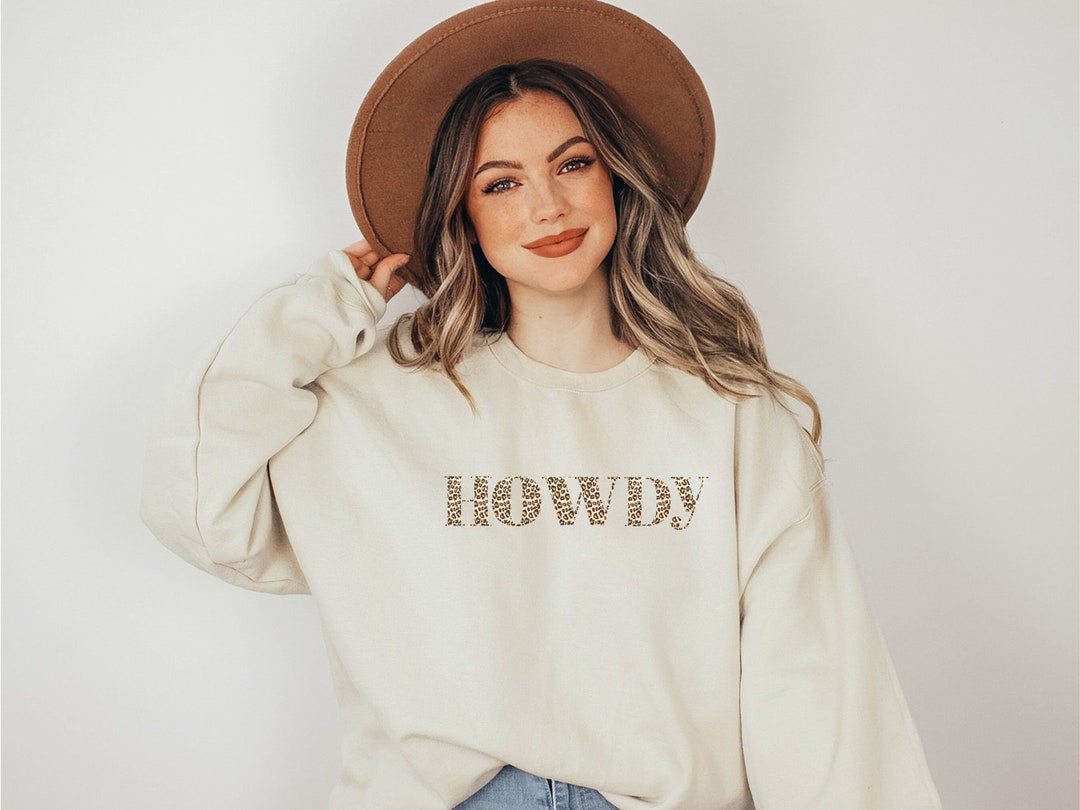 Howdy Country Girl Western Clothes Cowgirl Sweatshirt - Etsy