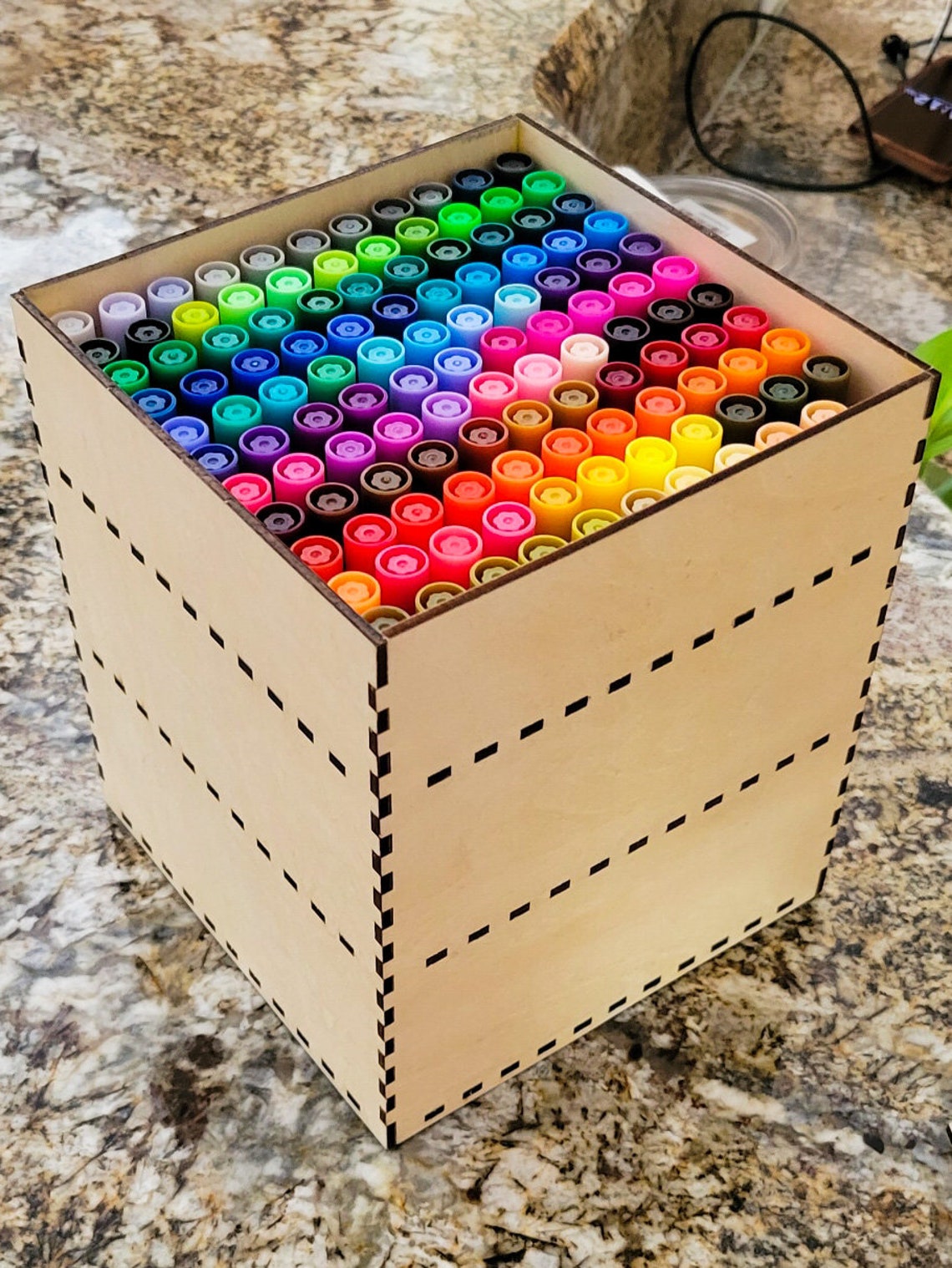 Marker Pen Box Holds 121 Markers - Etsy Canada