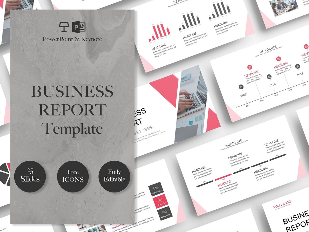 Minimalist Business Report Template, Work From Home, Notion Template ...
