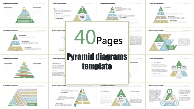 Visualization Pyramid Diagrams Template Work From Home Etsy