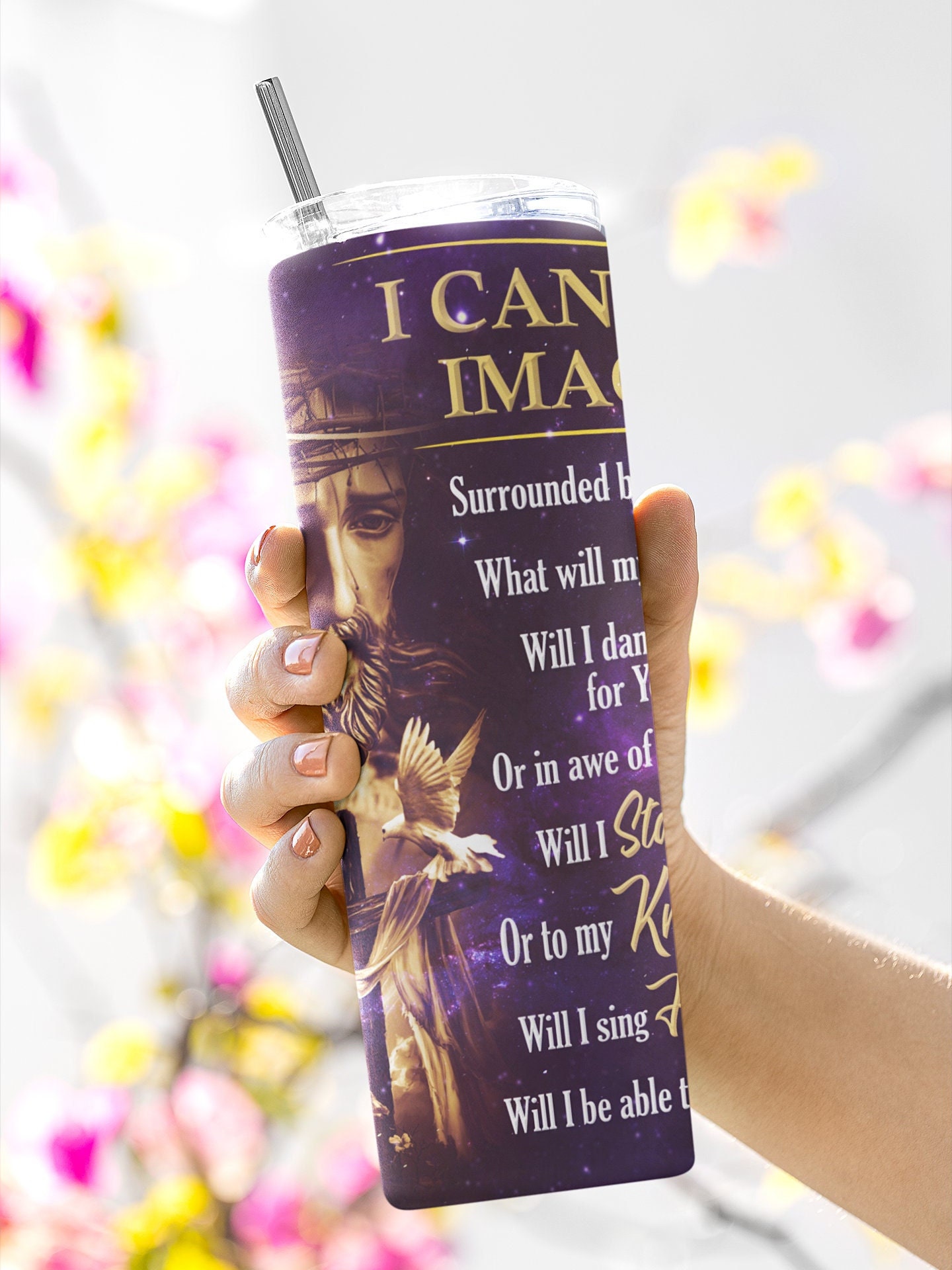 Jesus Tumbler Wrap Bible Verse Sublimation Jesus on the - Etsy