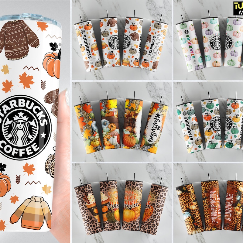Fall Starbucks Svg - Etsy
