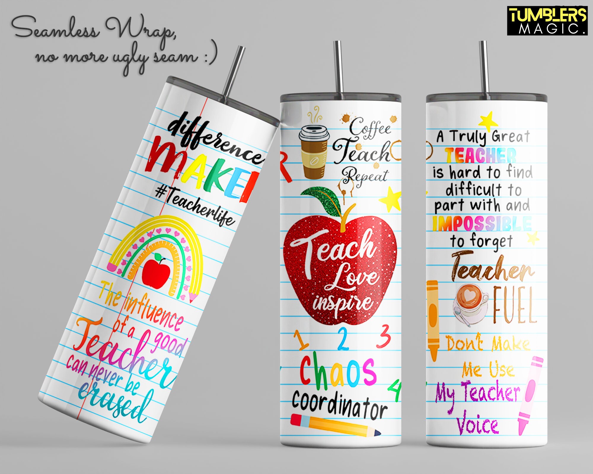 Teacher 20 Oz Skinny Tumbler Teacher Appreciation - Etsy