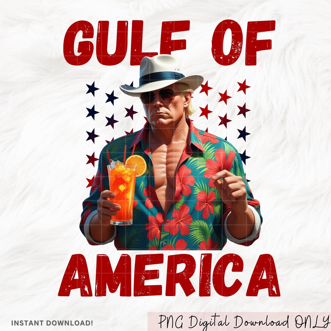 President Trump PNG, Gulf of America Png, Trump Statement Png, Muscular ...