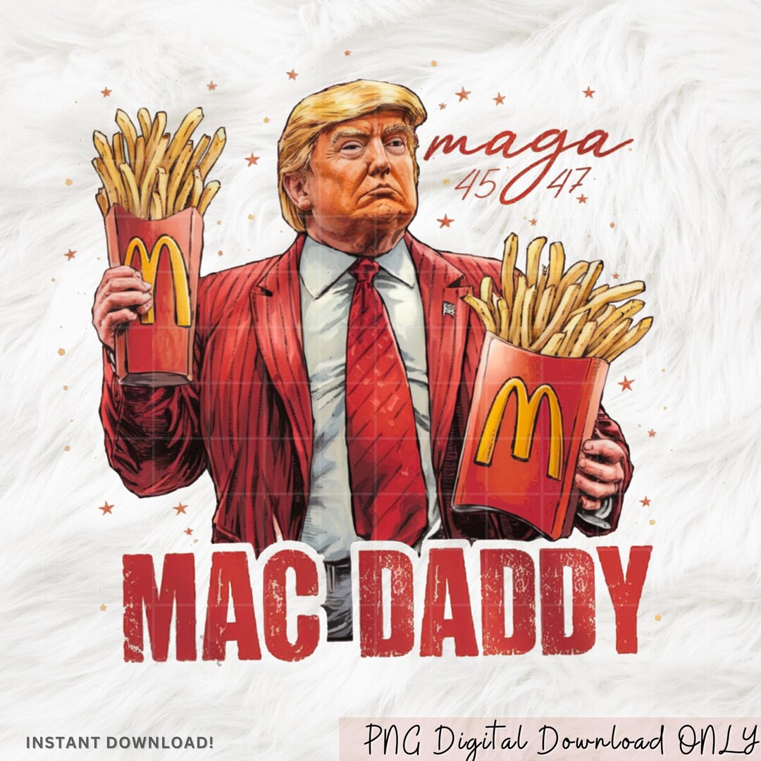 Mac Daddy Png, Trump Png, Funny Trump Png, Trump MAGA, Republican Trump ...