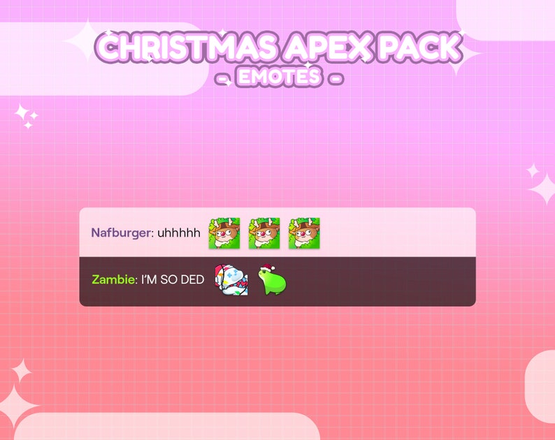 ANIMATED Apex Christmas Emote Pack 3 X Animated Gibby, Octane and ...
