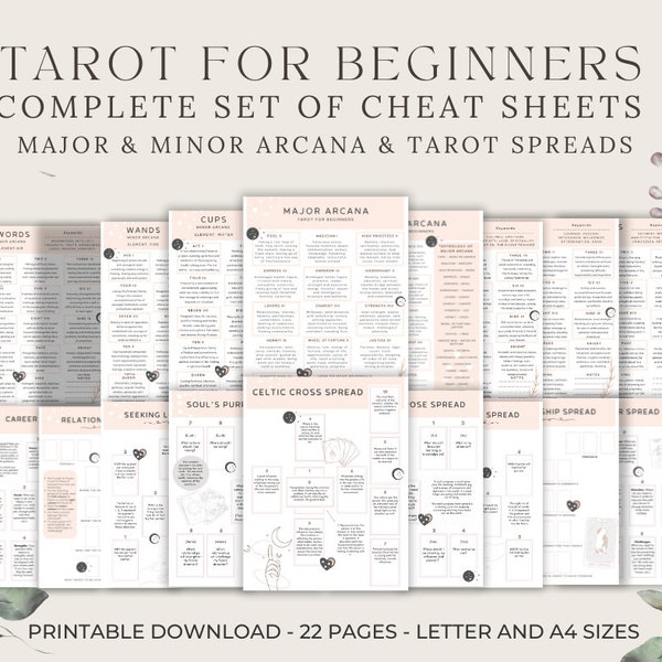Tarot Cheat Kit - Etsy