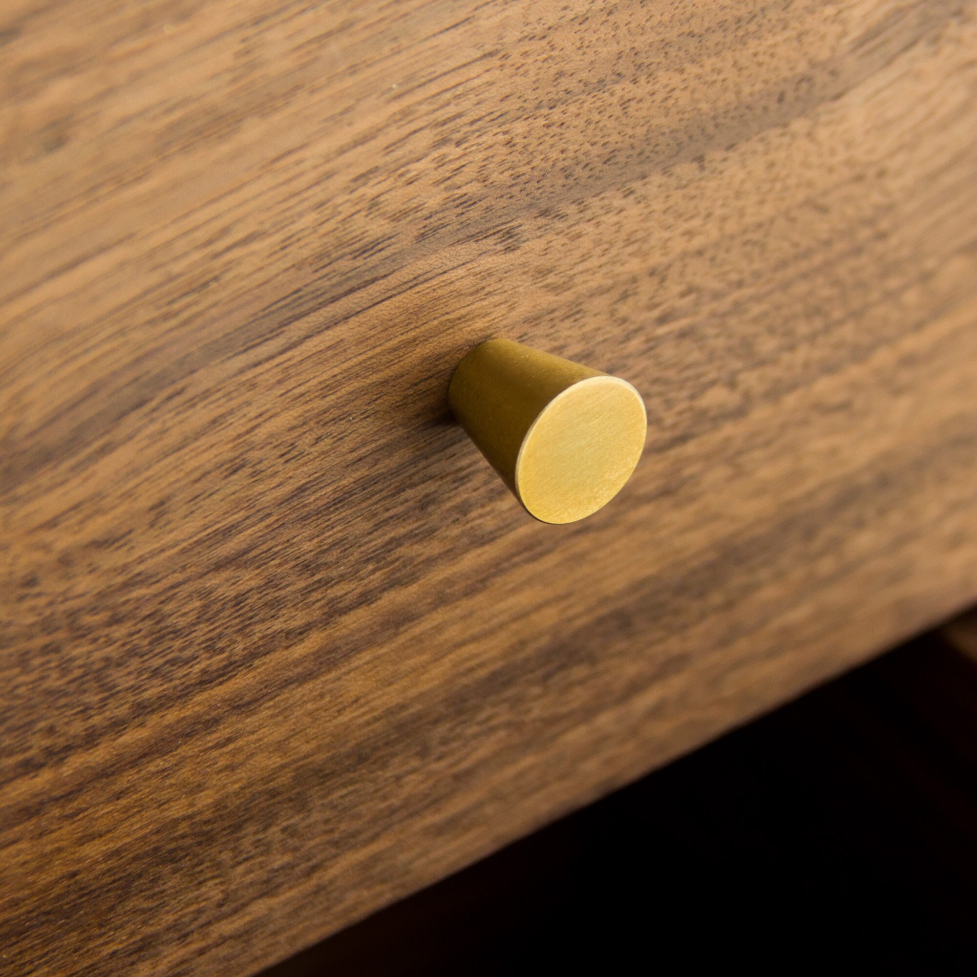 Black Walnut Desk Storage Cabinet/ Soild Wood Cabinet/ Wooden Storage ...