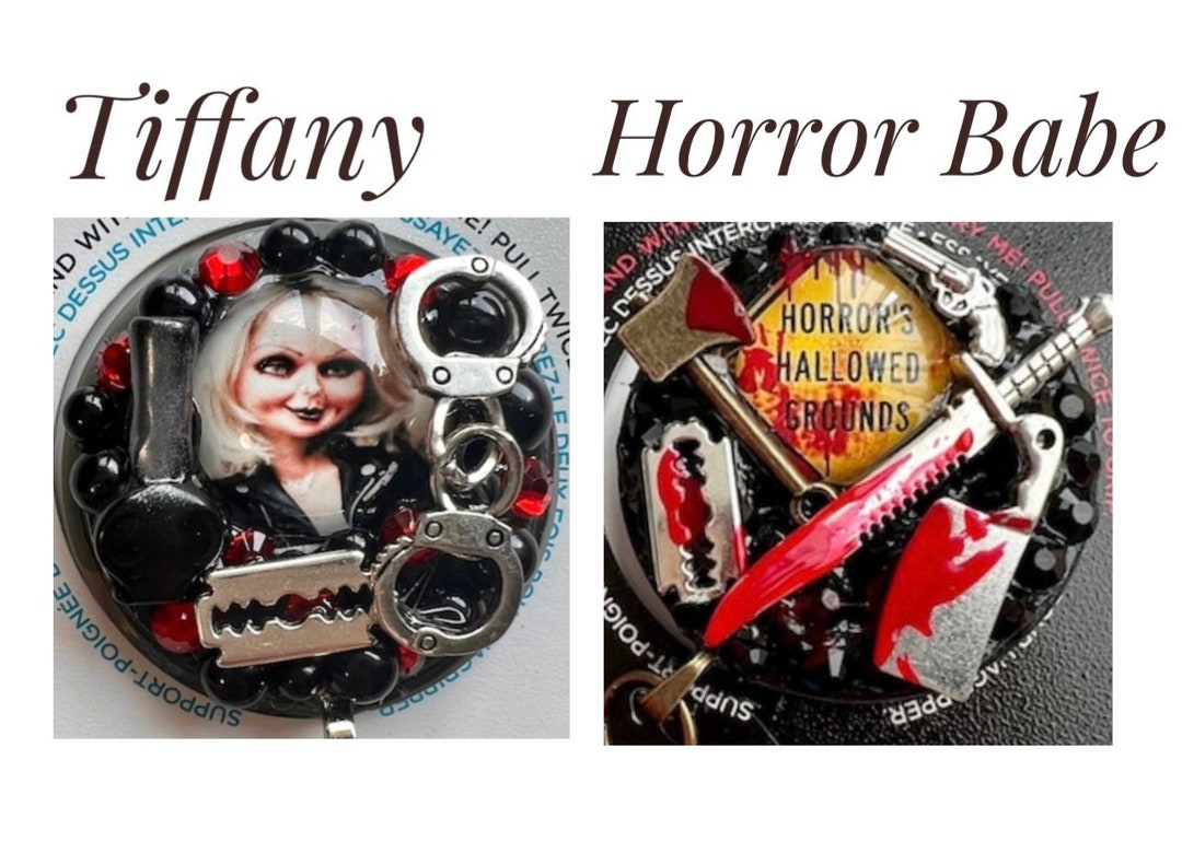 Tiffany Horror Babe Bride Movie 3D Swappable Top Bling Grip Phone ...