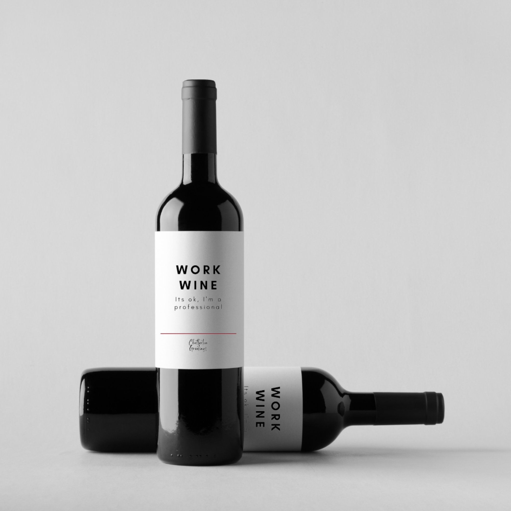 Funny Wine Label for New Job Gift, Boss Wine, Funny Employee Gift ...