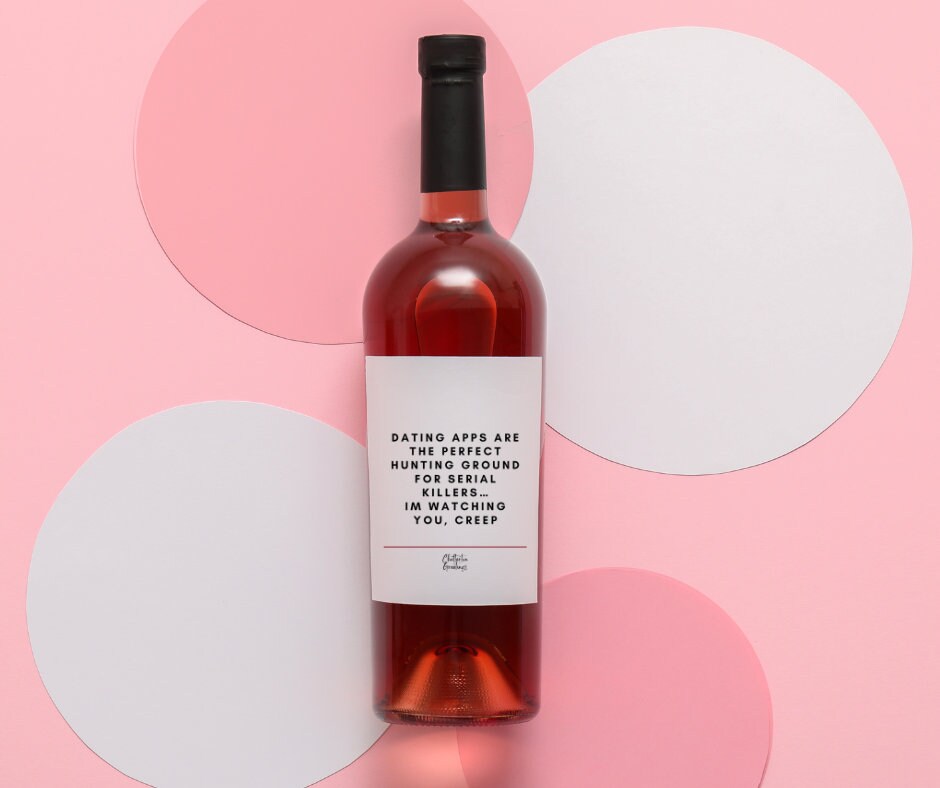 Date Night Wine Label A Funny Romantic Label for a - Etsy