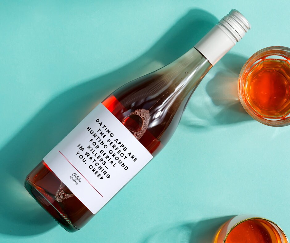 Date Night Wine Label A Funny Romantic Label for a - Etsy